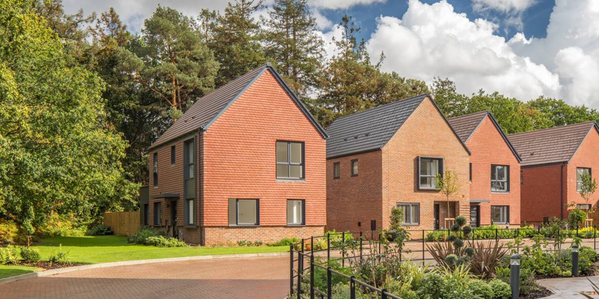 Location of our new build homes in Weybridge